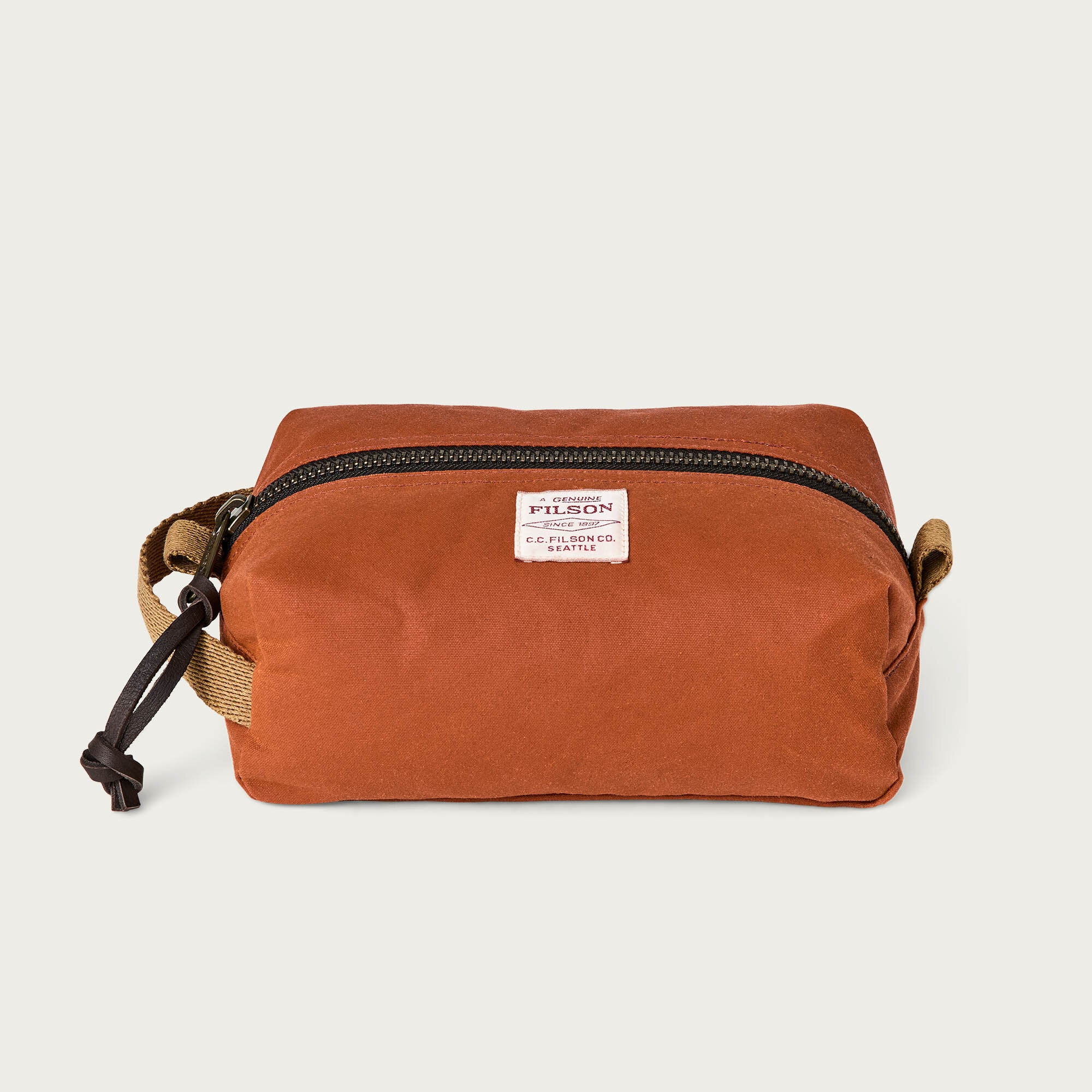Tin cloth travel kit by Filson | Rust (Red)