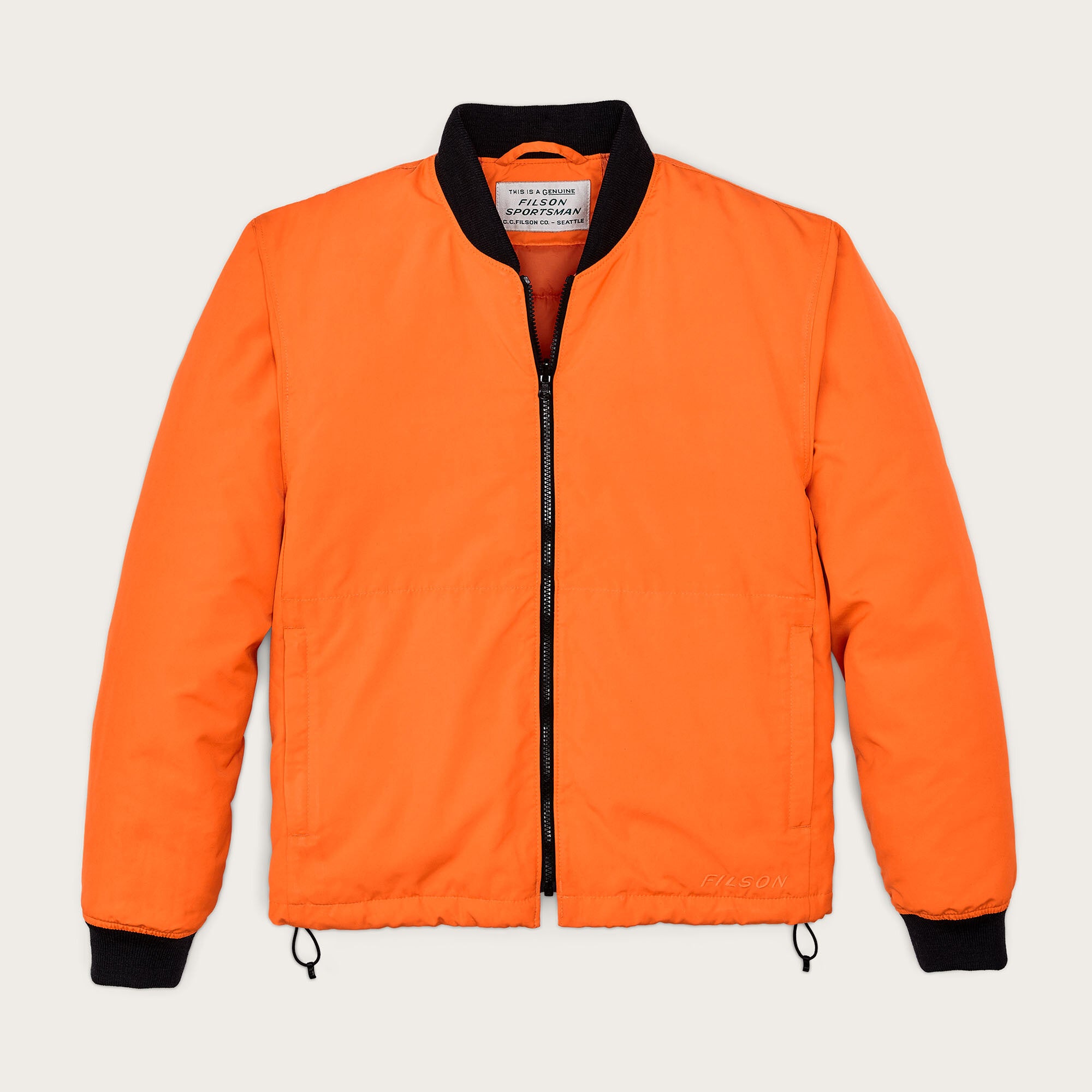 Down liner jacket von Filson | Blaze orange (Orange)